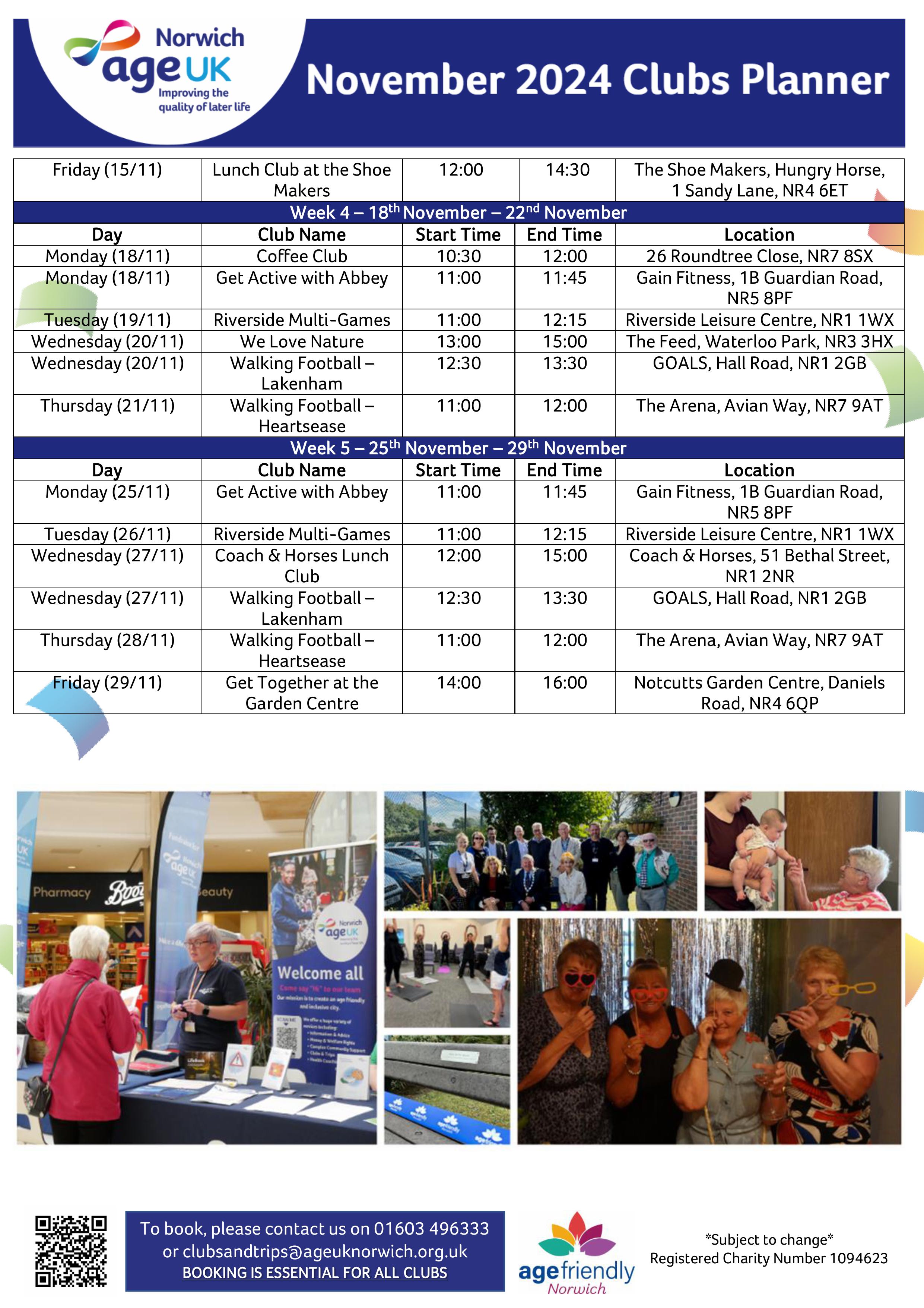 Age UK Norwich | Activity Groups