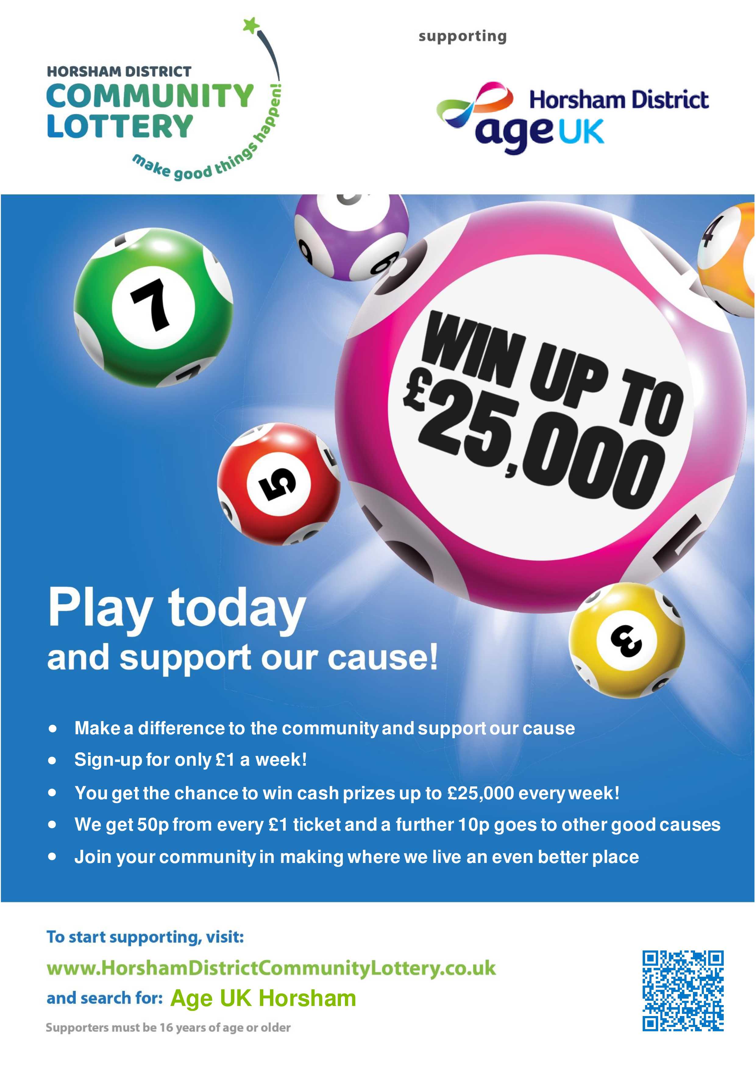 Age UK Horsham District | Community Lottery