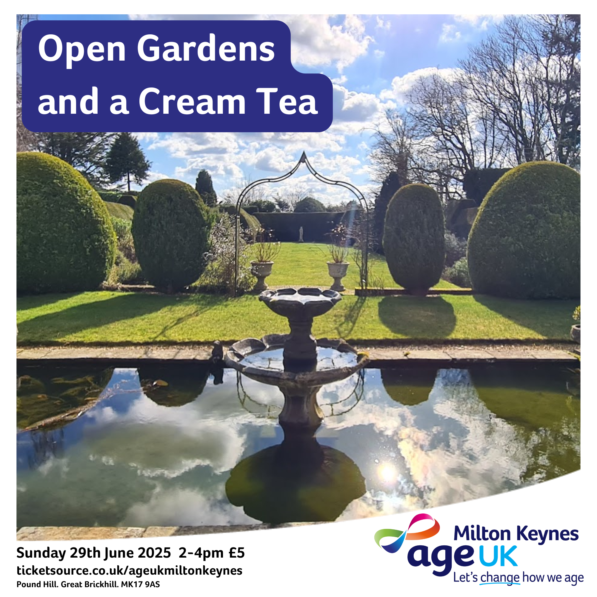 AGE UK Milton Keynes Open Garden Event