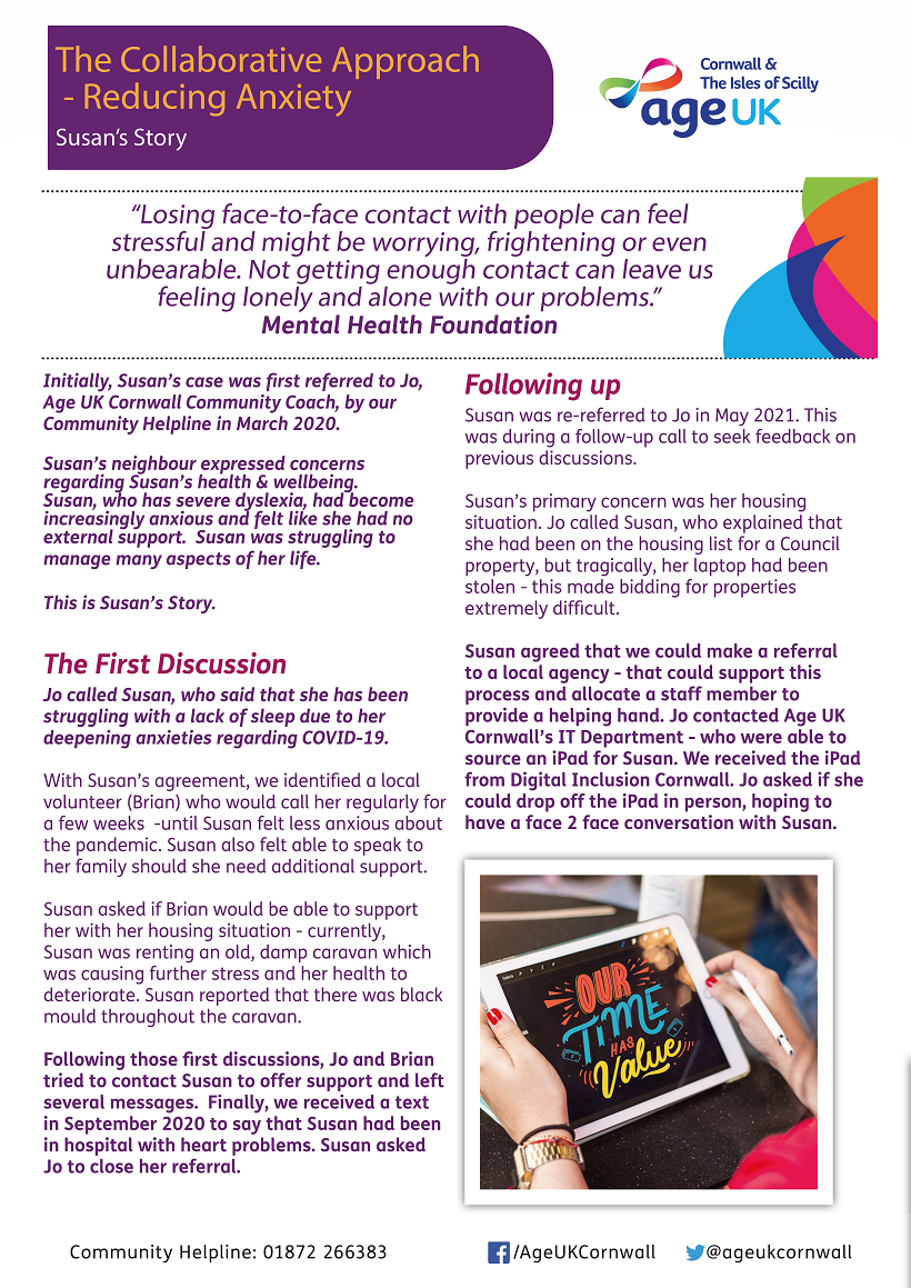 The Collaborative Approach - Reducing Anxiety