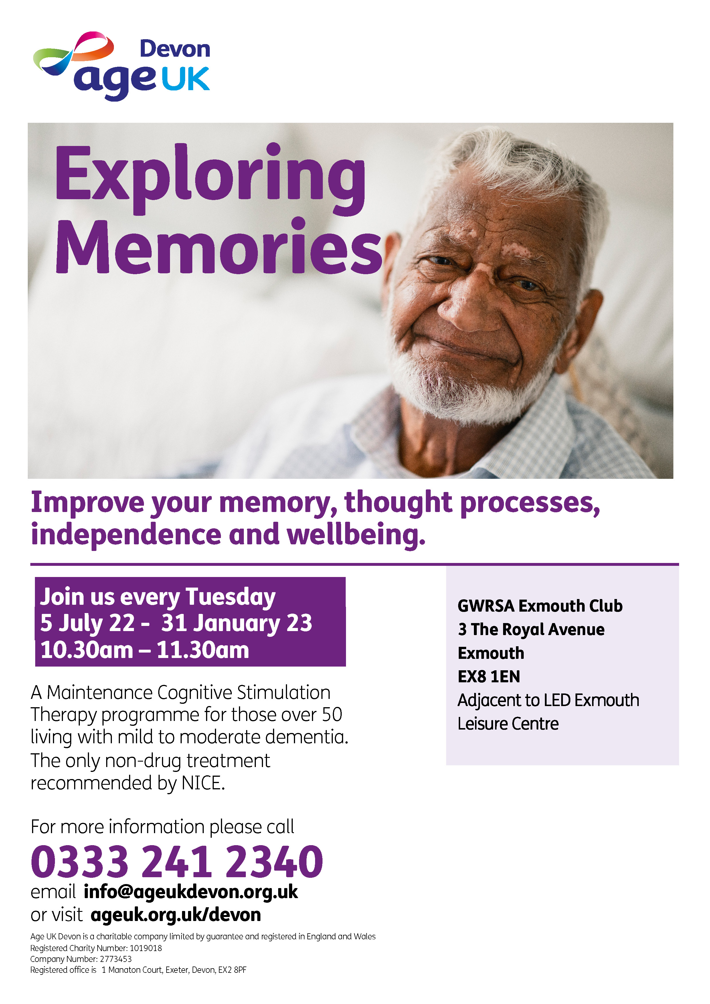 Age Uk Devon | Activities in East Devon