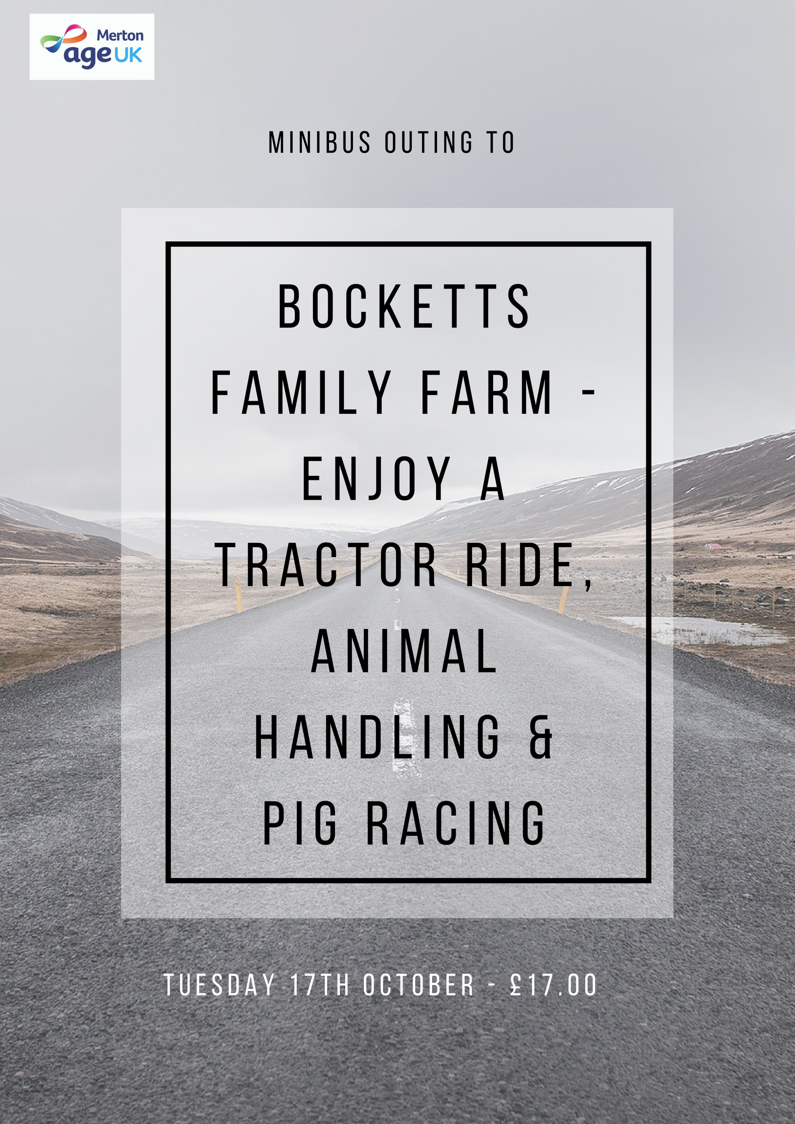 Age UK Merton | Minibus to Bocketts Farm