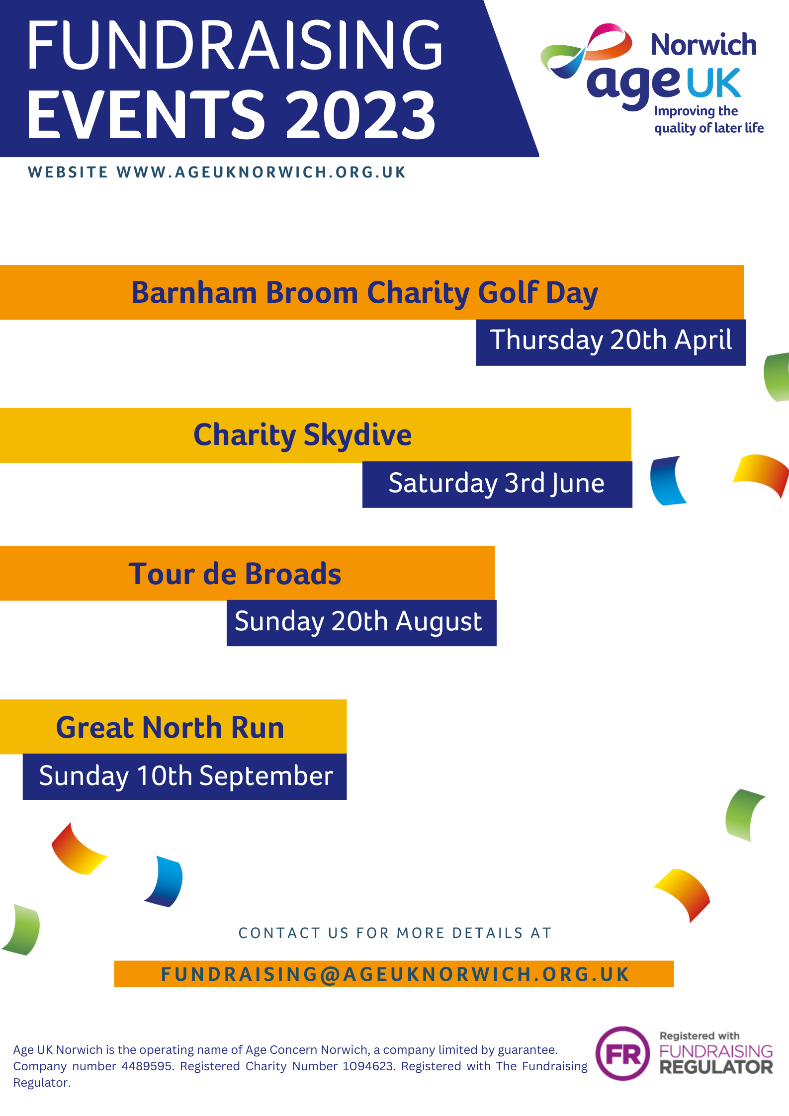 Age UK Norwich Fundraising Events