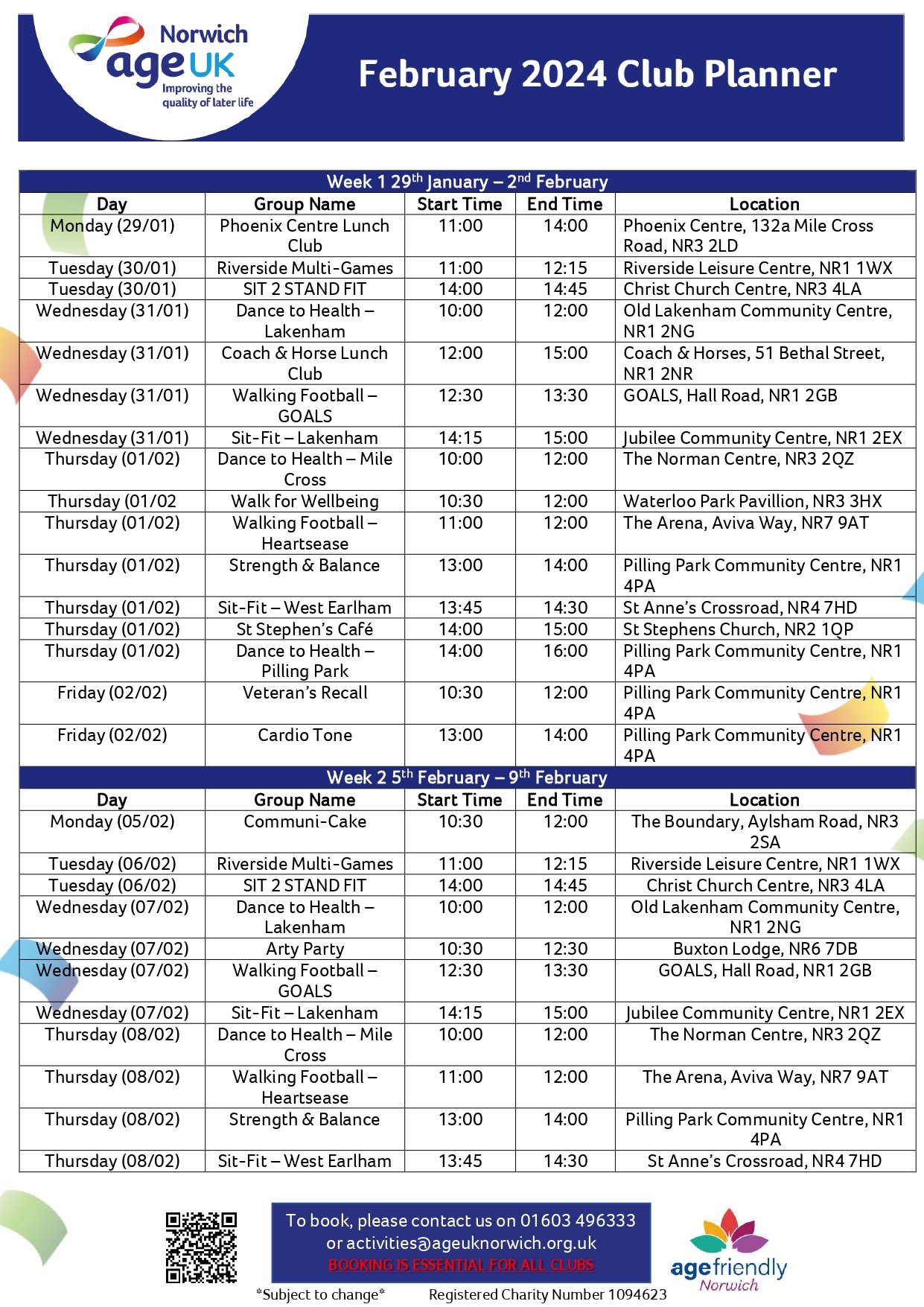 Age UK Norwich | Activity Groups