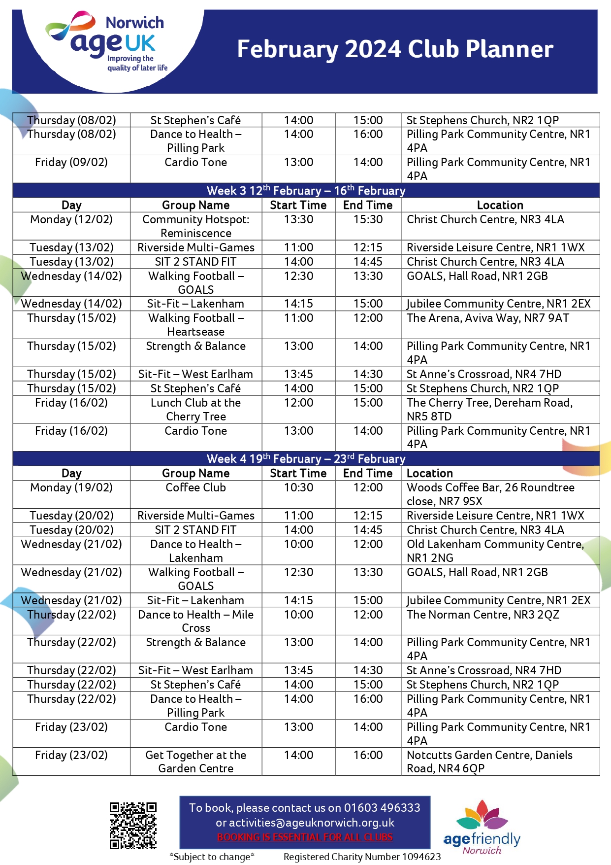 Age UK Norwich | Activity Groups