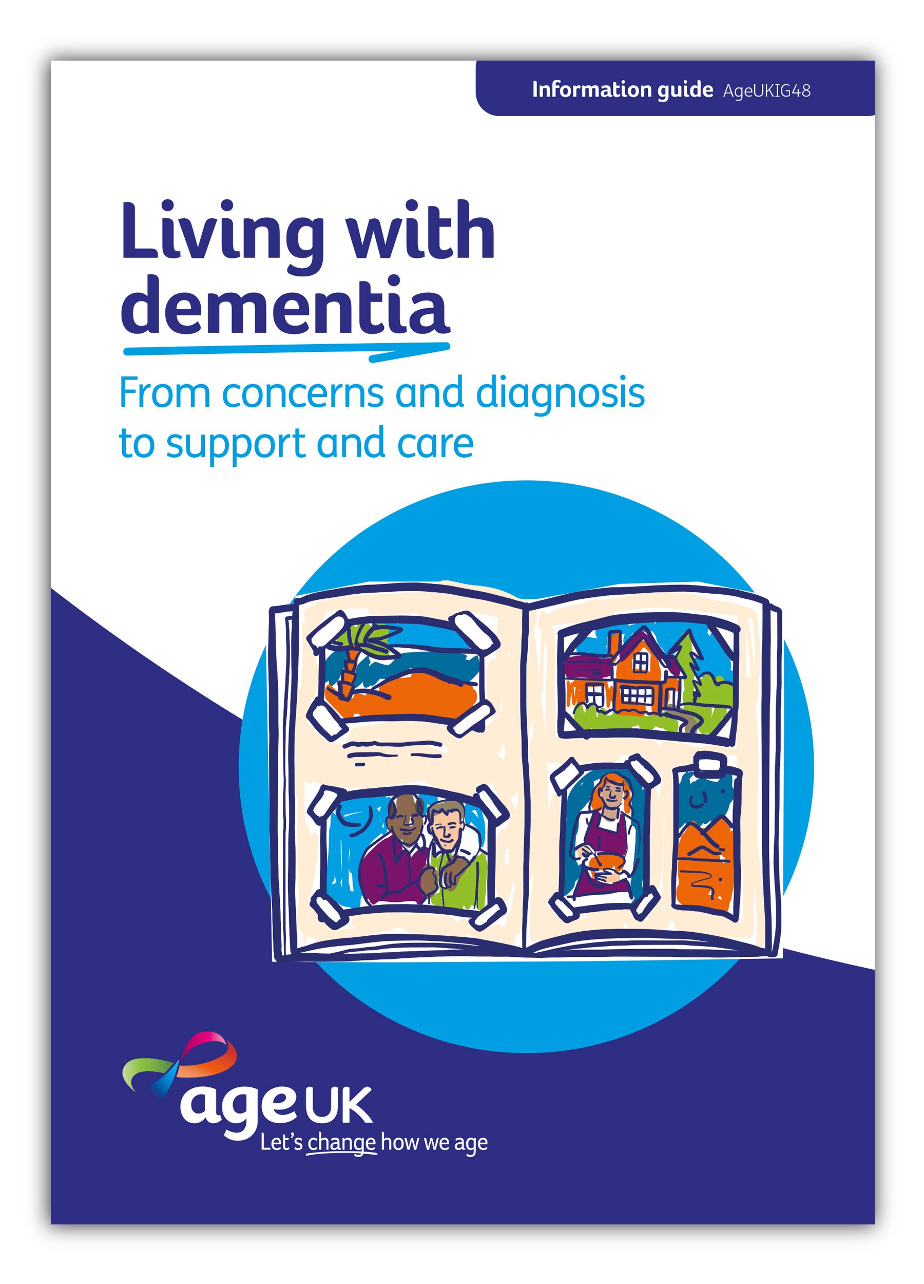Living with dementia downloadable information guide | Age UK