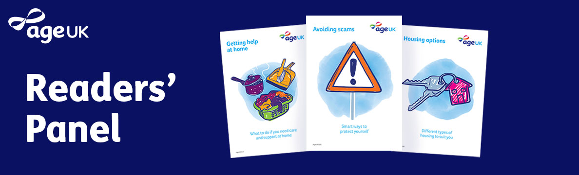 Join the reader's panel | Age UK